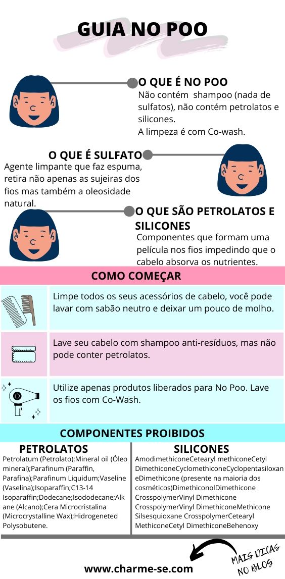 » Tudo sobre No Poo: O que é, como começar e o que usar - Charme-se